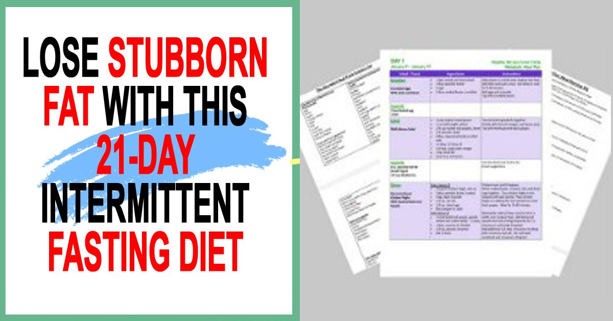 21-Day Intermittent Fasting Meal Plan For Women