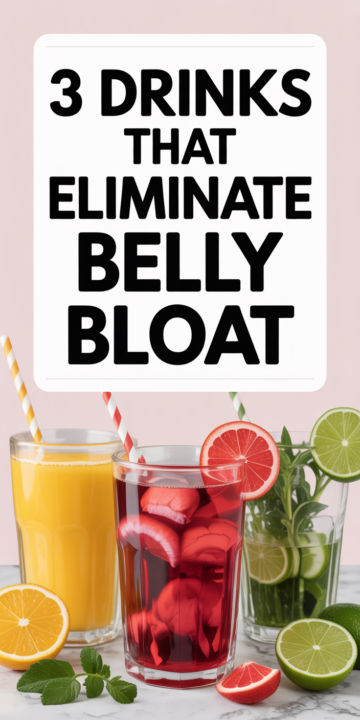 3 Drinks That Eliminate Belly Bloat | Upgraded Health