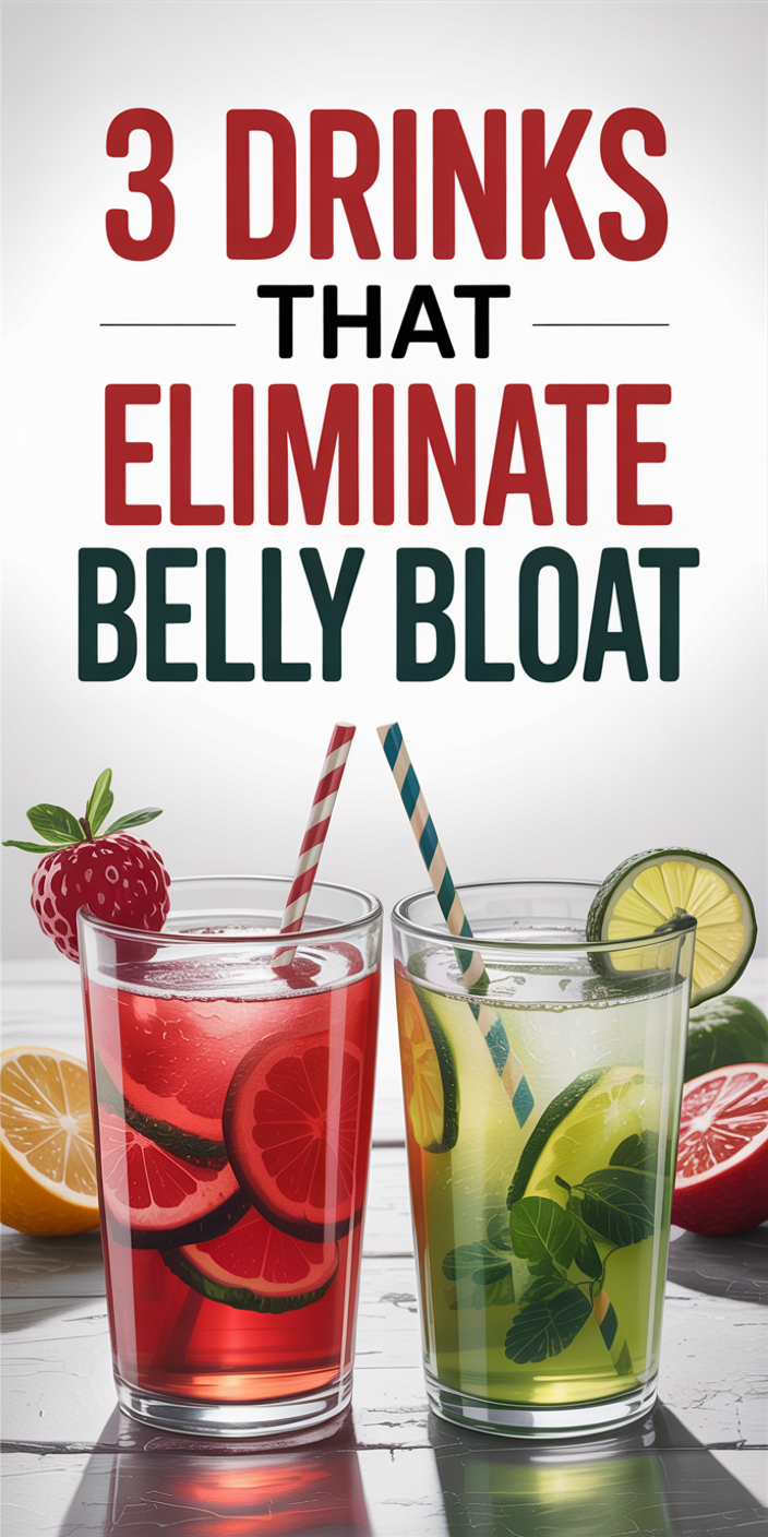 3 Drinks That Eliminate Belly Bloat | Upgraded Health