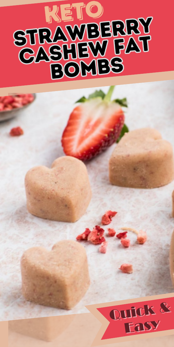 Strawberry Cashew Fat Bombs | Upgraded Health