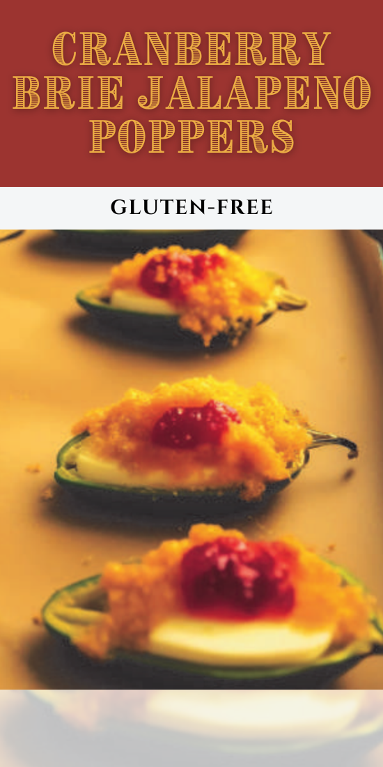 Cranberry Brie Jalapeno Poppers | Upgraded Health
