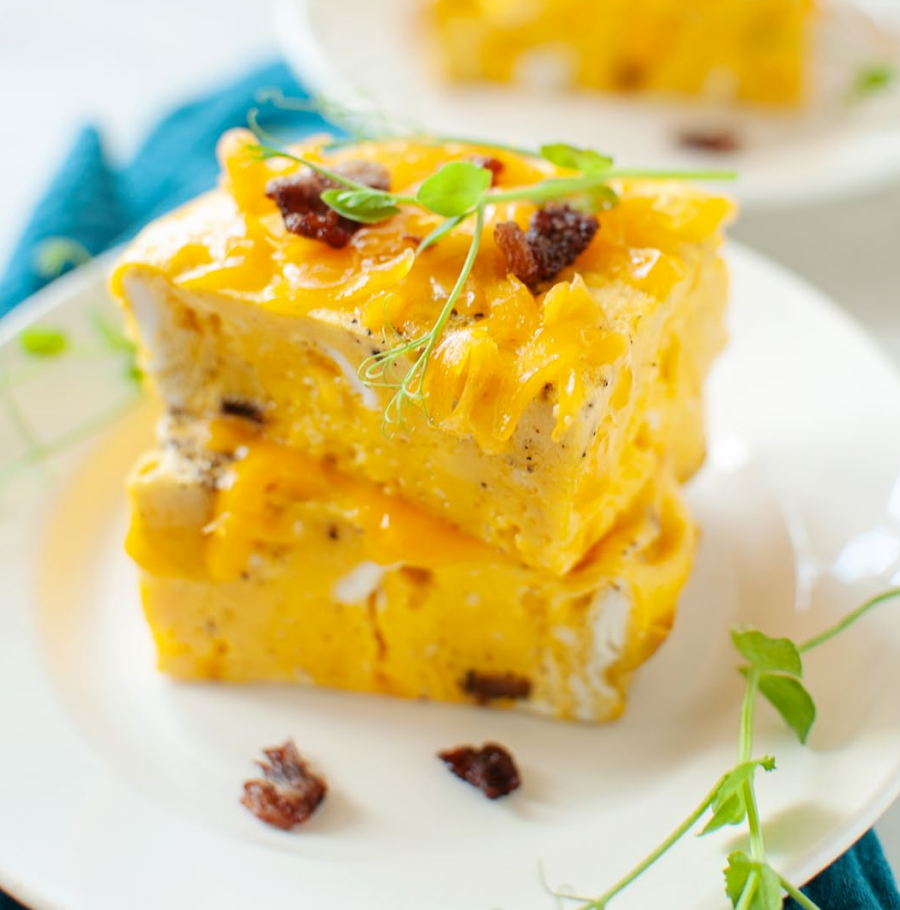 Cheddar and Bacon Casserole | Upgraded Health