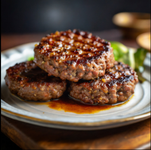 Grilled Ground Beef Burger Patty | Upgraded Health