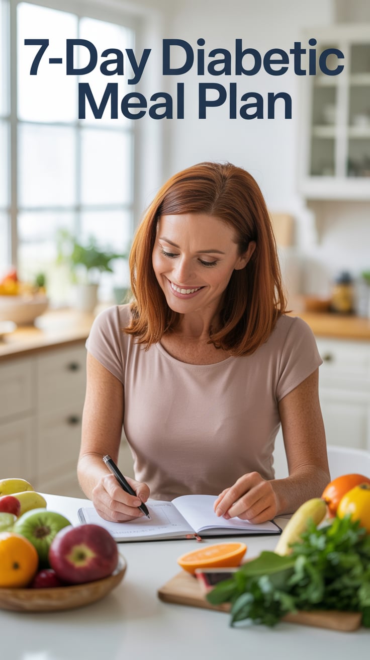 7-Day Diabetic Meal Plan | Upgraded Health