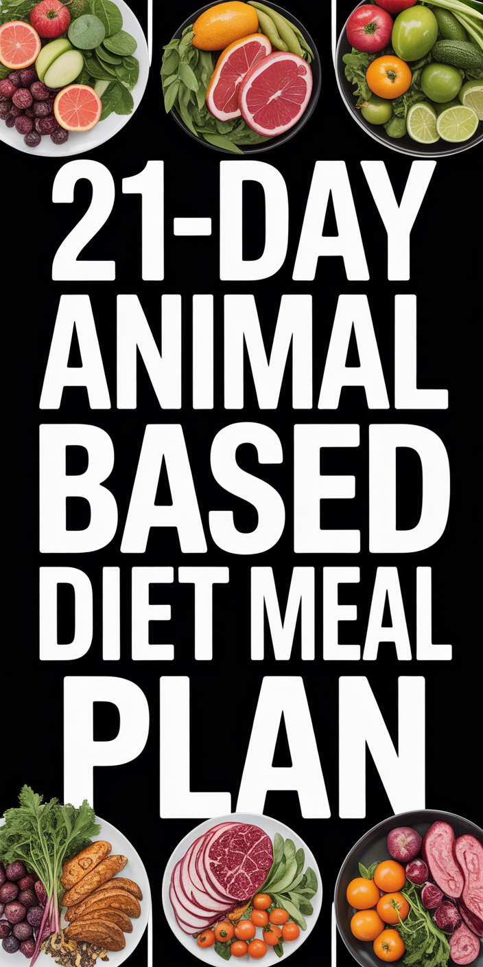 21-Day Animal-Based Diet Meal Plan | Upgraded Health