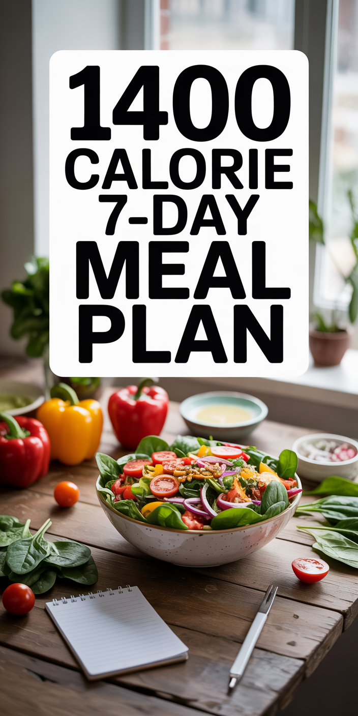 1400 Calorie 7-Day Meal Plan: A Delicious and Sustainable Path to ...