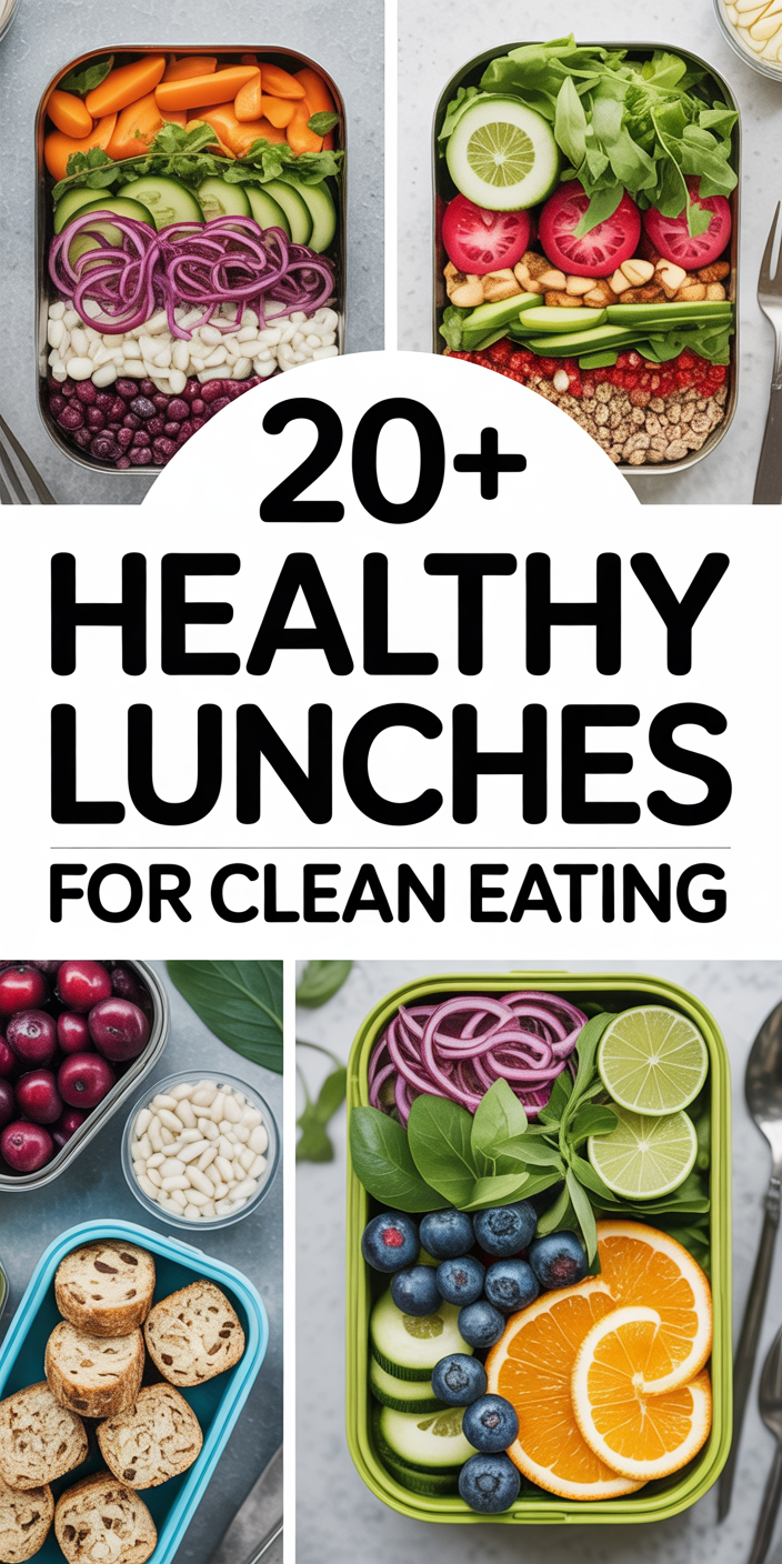 20+ Healthy Lunches for Clean Eating | Upgraded Health