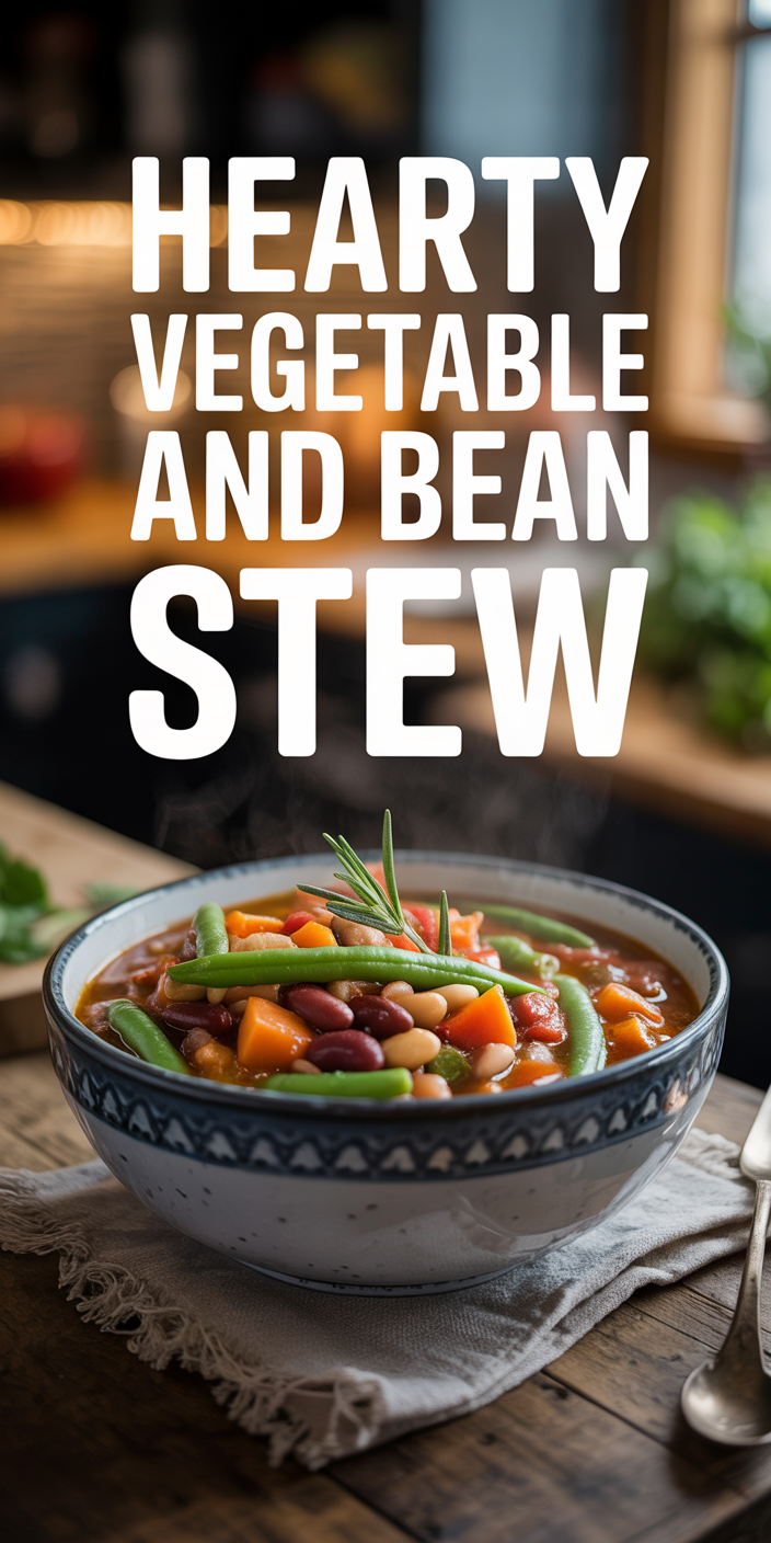 Hearty Vegetable and Bean Stew | Upgraded Health