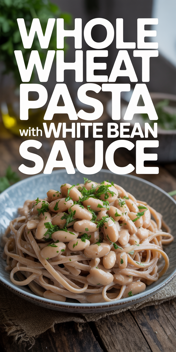Whole Wheat Pasta with White Bean Sauce | Upgraded Health