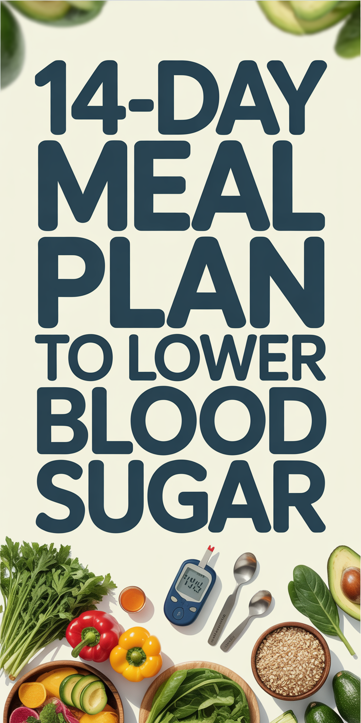 14-Day Meal Plan to Lower Blood Sugar & Reverse Insulin Resistance for ...