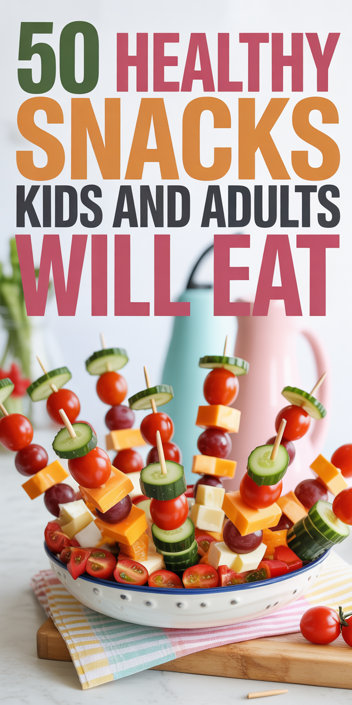 50 Healthy Snacks Kids and Adults Will Devour for Nutritious and ...