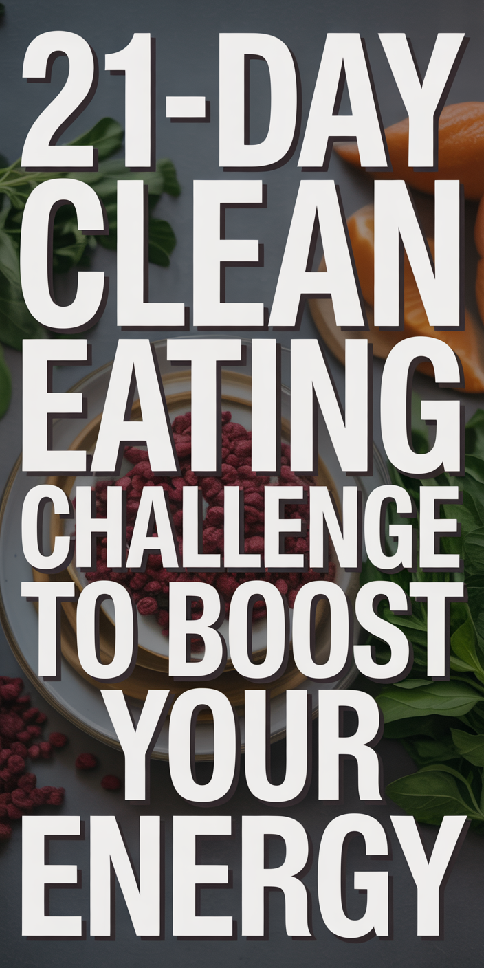 Transform Your Energy: Join the 21-Day Clean Eating Challenge for a ...