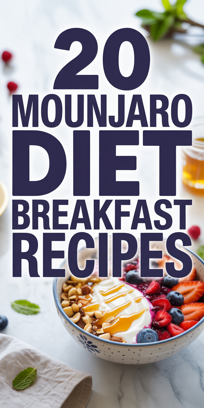 20 Mounjaro Diet Breakfast Recipes | Upgraded Health