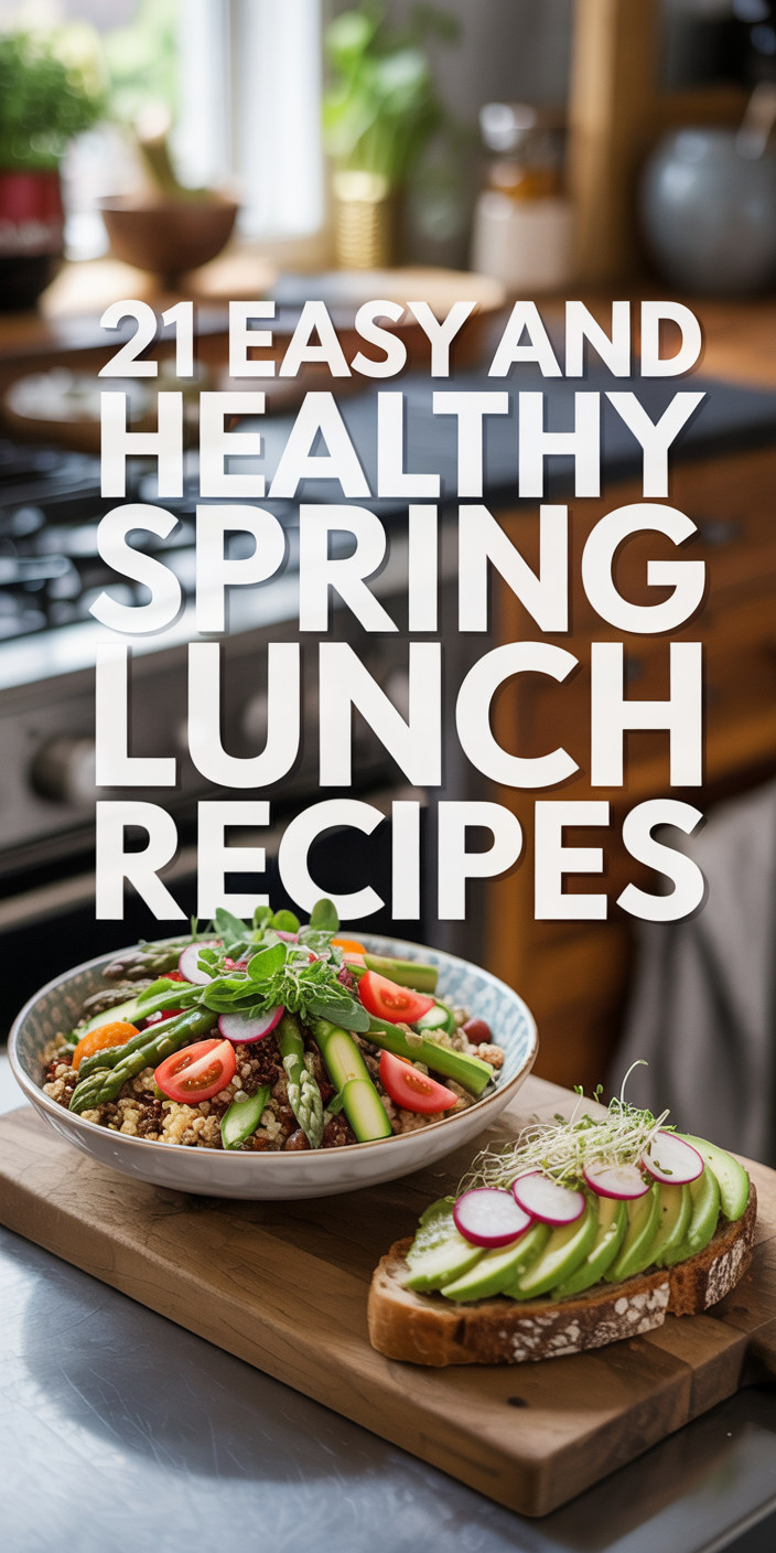 21 Easy and Healthy Spring Lunch Recipes | Upgraded Health