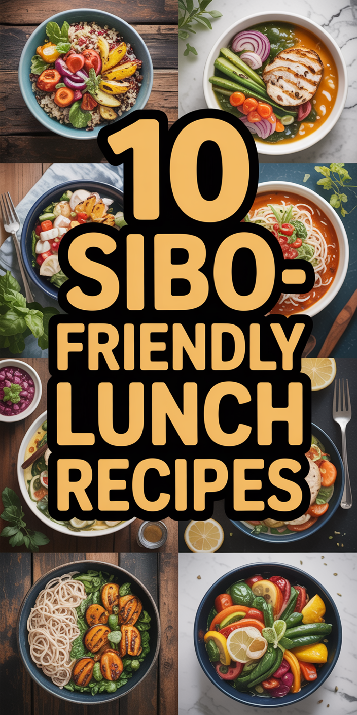 10 SIBO-Friendly Lunch Recipes | Upgraded Health
