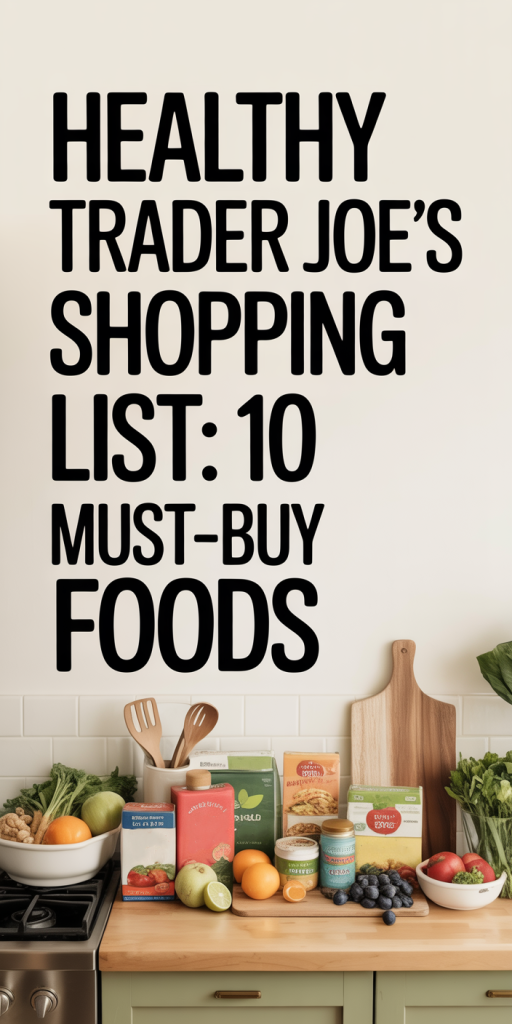 Healthy Trader Joe’s Shopping List: 10 Must-Buy Foods For Simple ...