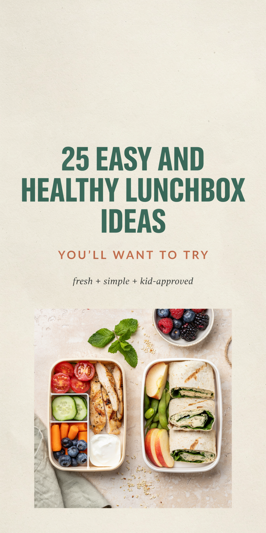 25 Easy and Healthy Lunchbox Ideas You’ll Want to Try | Upgraded Health